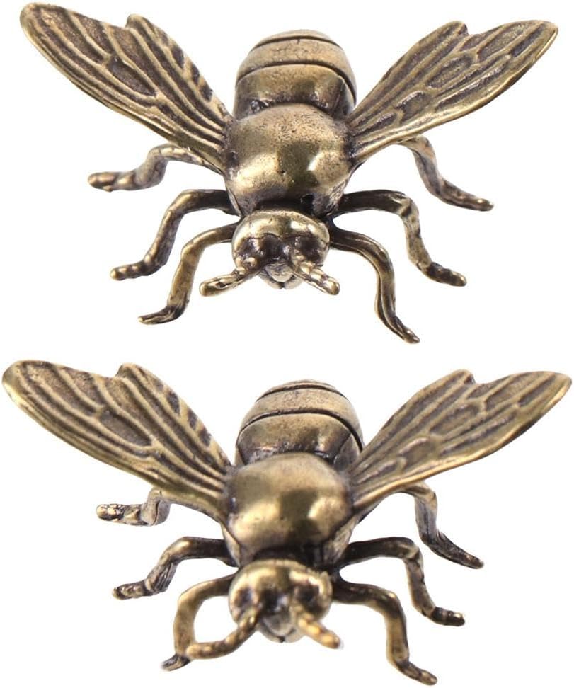 Amazon.com: couponhub 2pcs Handmade Pure Copper Creative Bee to Do Old ...