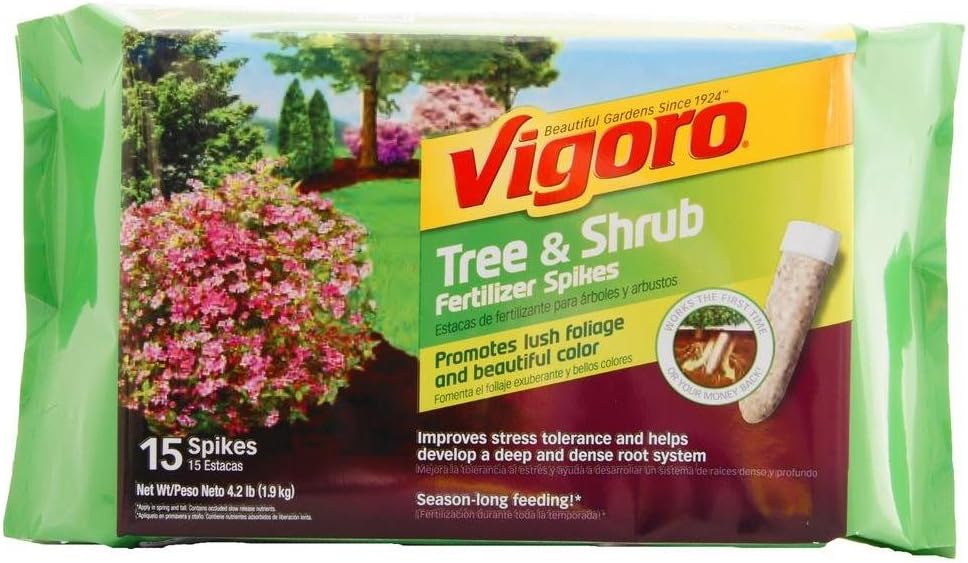 Amazon.com : Vigoro Tree and Shrub Fertilizer Spikes (15-Count) : Patio ...