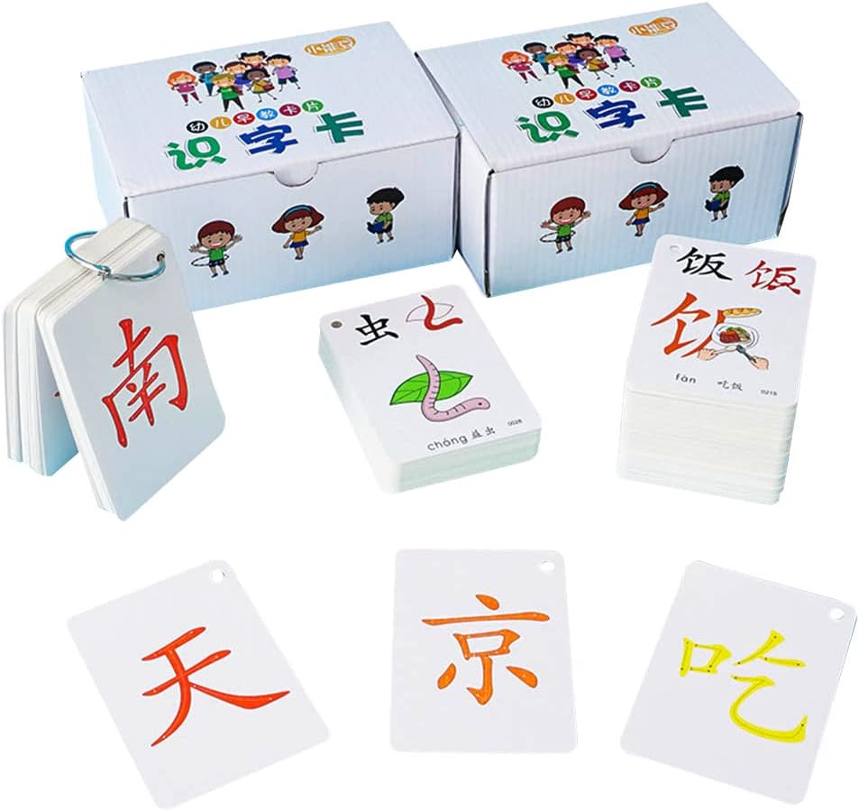 Amazon.com: Richardy 250 Cards Chinese Characters Sight Words Learning ...