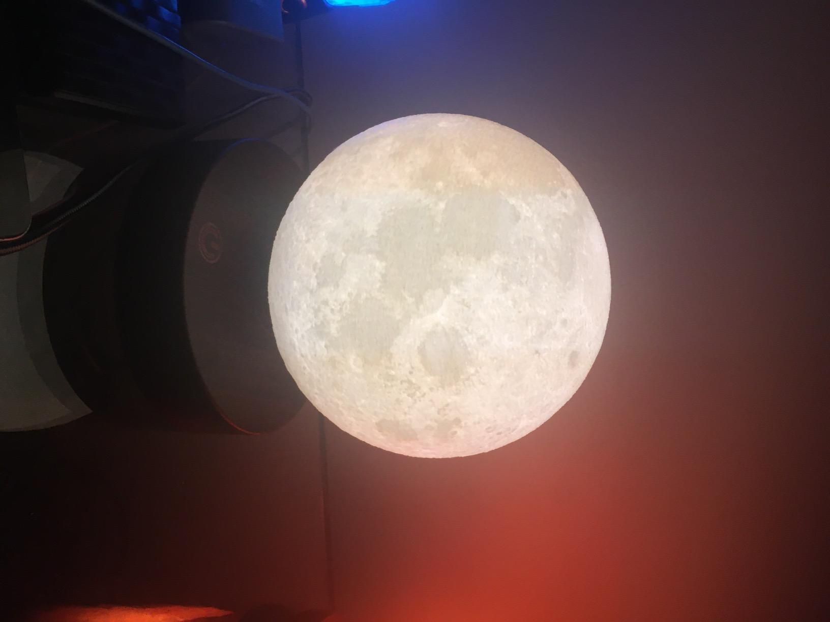 VGAzer Levitating Moon Lamp,Floating and Spinning in Air Freely with ...
