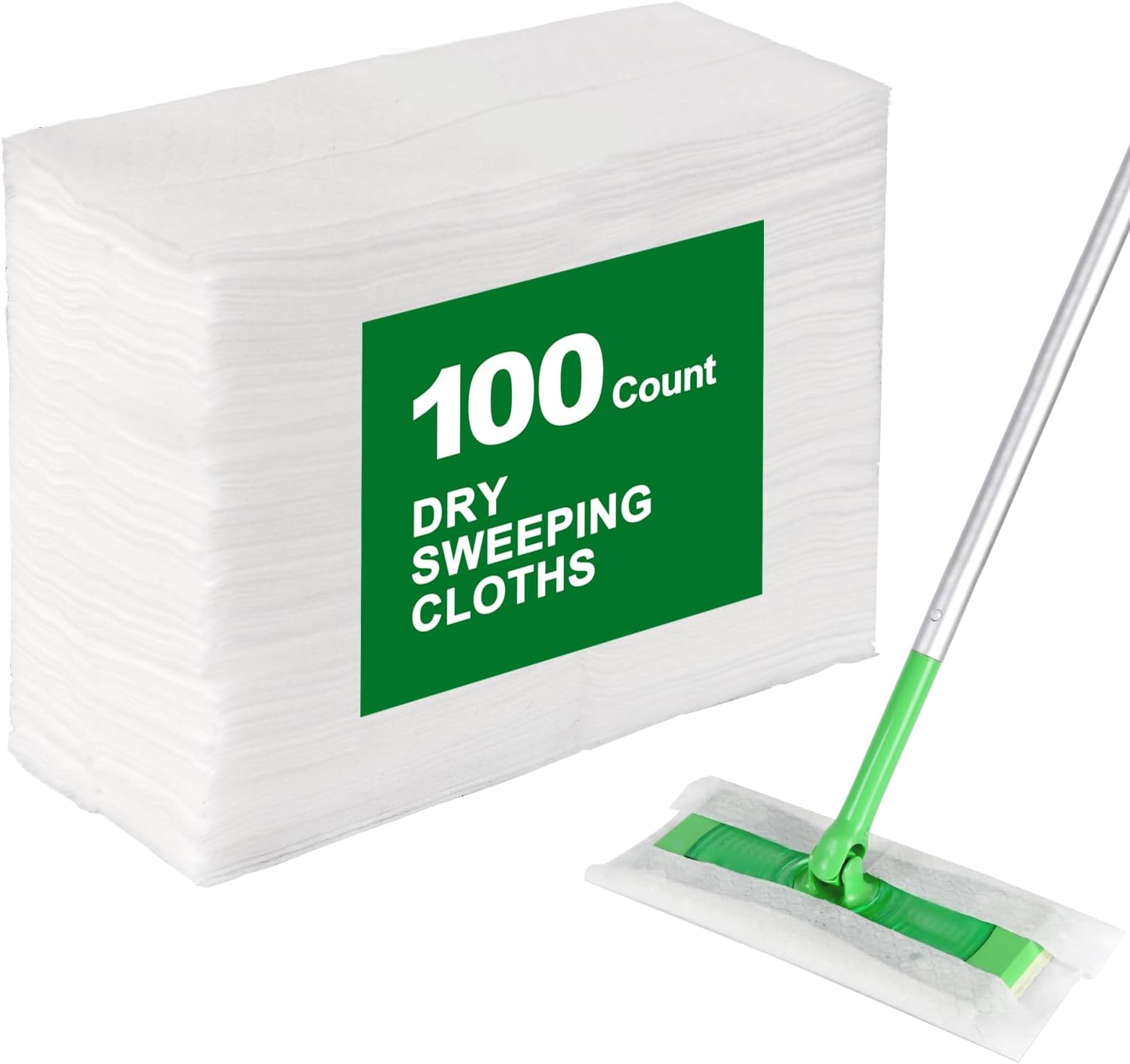 Amazon.com: PEACHICHA Dry Mop Refills Dry Sweeping Pad Disposable ...