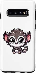 Amazon.com: Galaxy S10 Adorable Cute Japanese Kawaii Chibi Aye-Aye Case ...