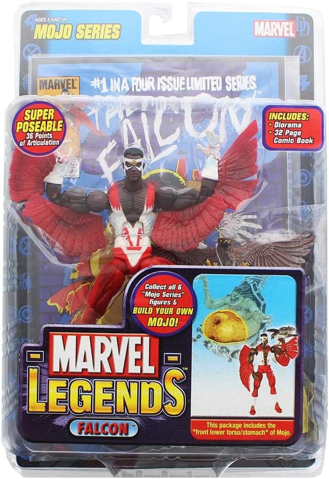 Amazon.com: Toybiz Marvel Legends Series 14 6" Action Figure: Falcon ...