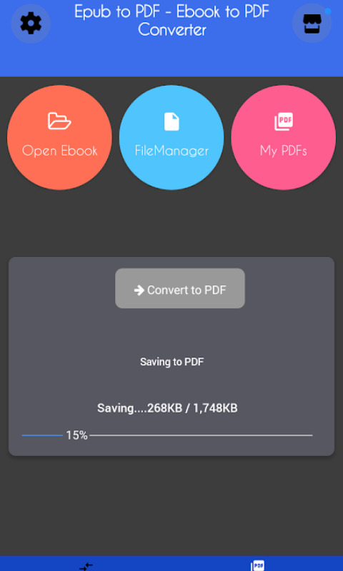 Ebook Converter Epub to pdf - App on Amazon Appstore
