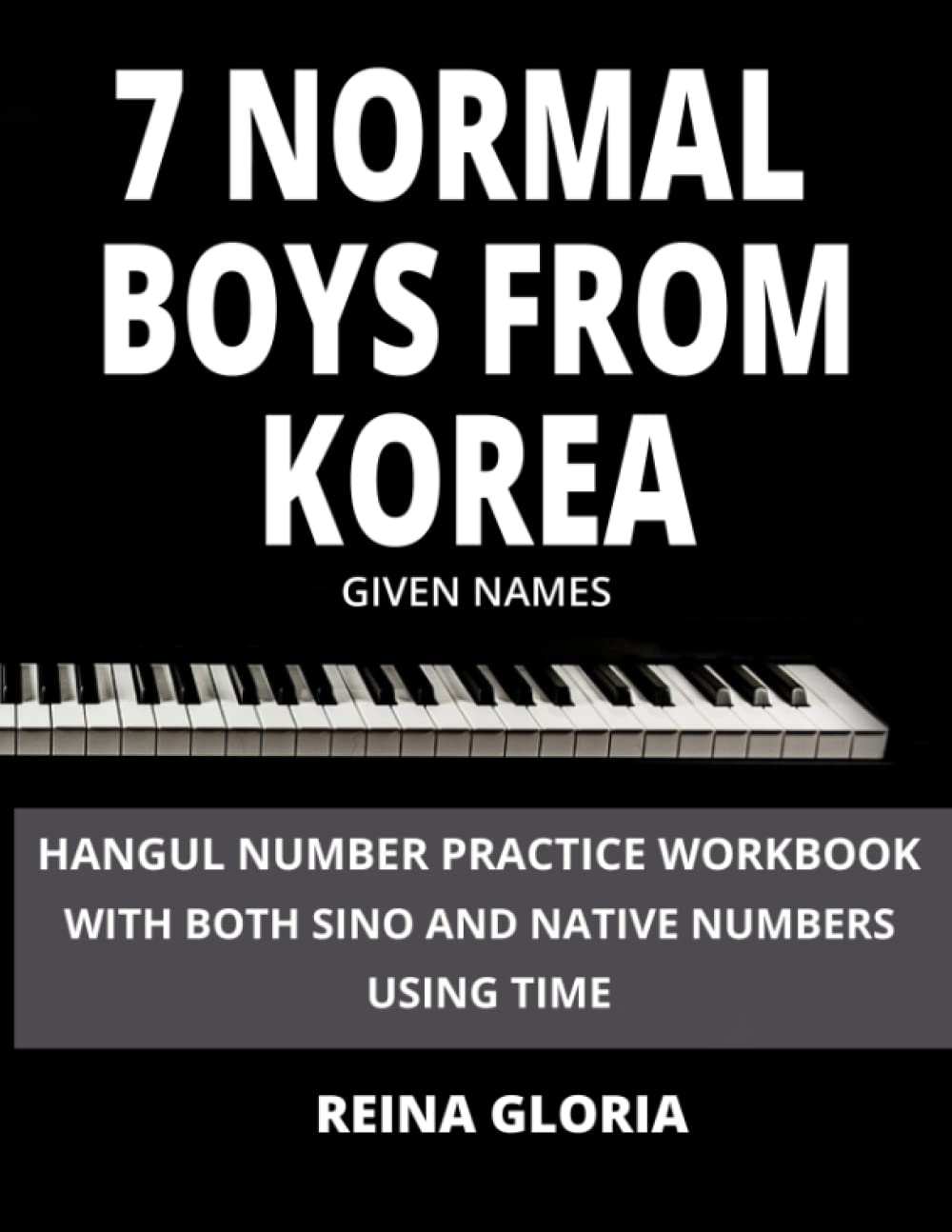 Buy 7 Normal Boys From Korea Given Names Hangul Number Practice ...