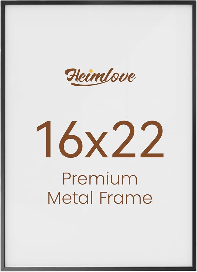 Amazon.com - Heimlove 16x22 Metal Picture Frame,Black Aluminum Wall ...