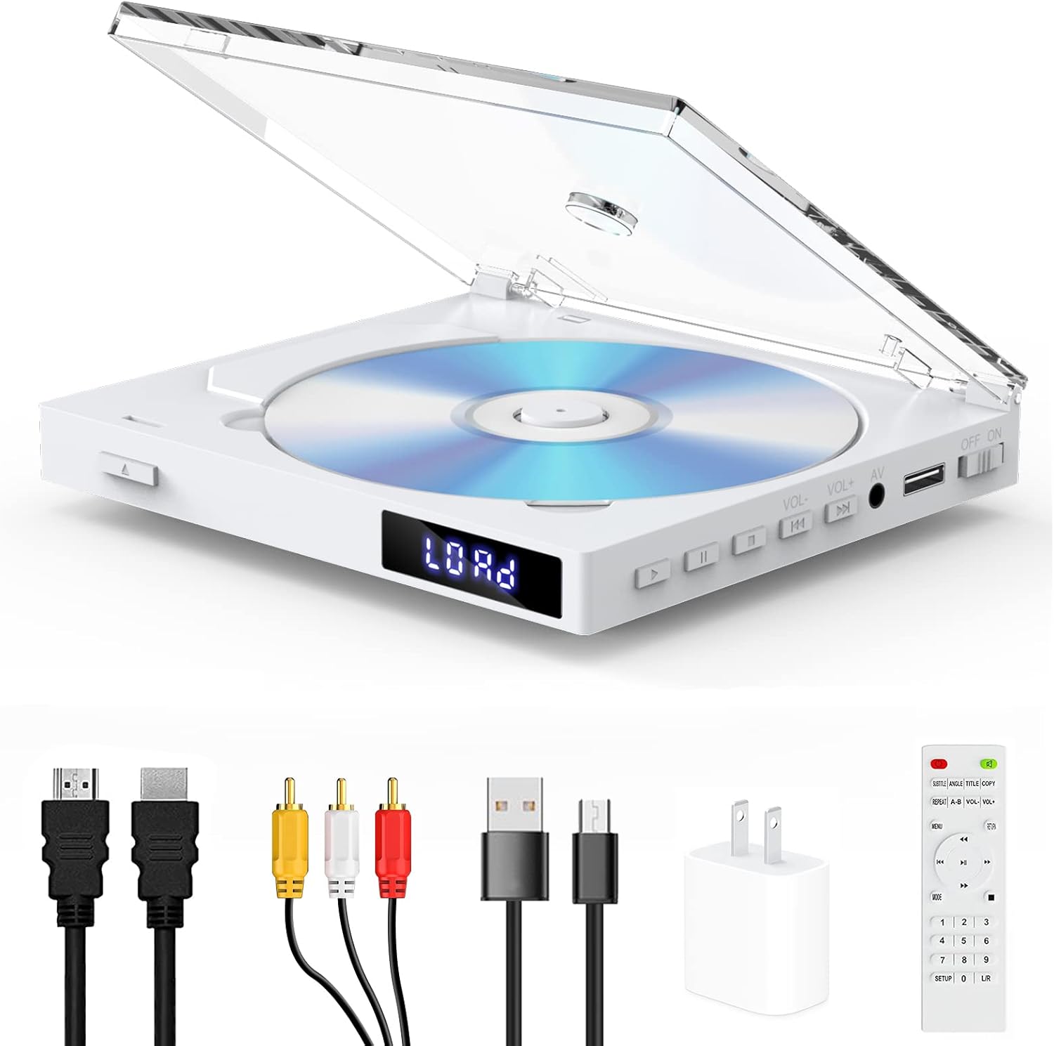 Buy SHIWAKOTO Mini DVD Player for TV, HDMI Small CDDVD Player with USB ...