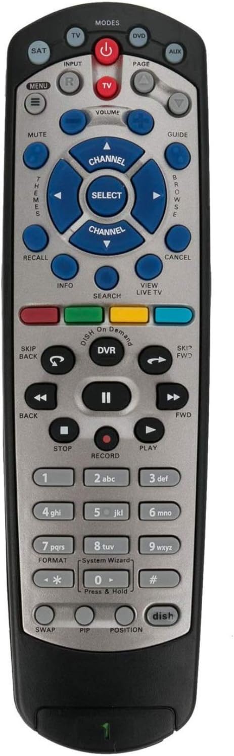 Amazon.com: Dish Network 20.1 IR Remote Control TV1#1 Satellite ...