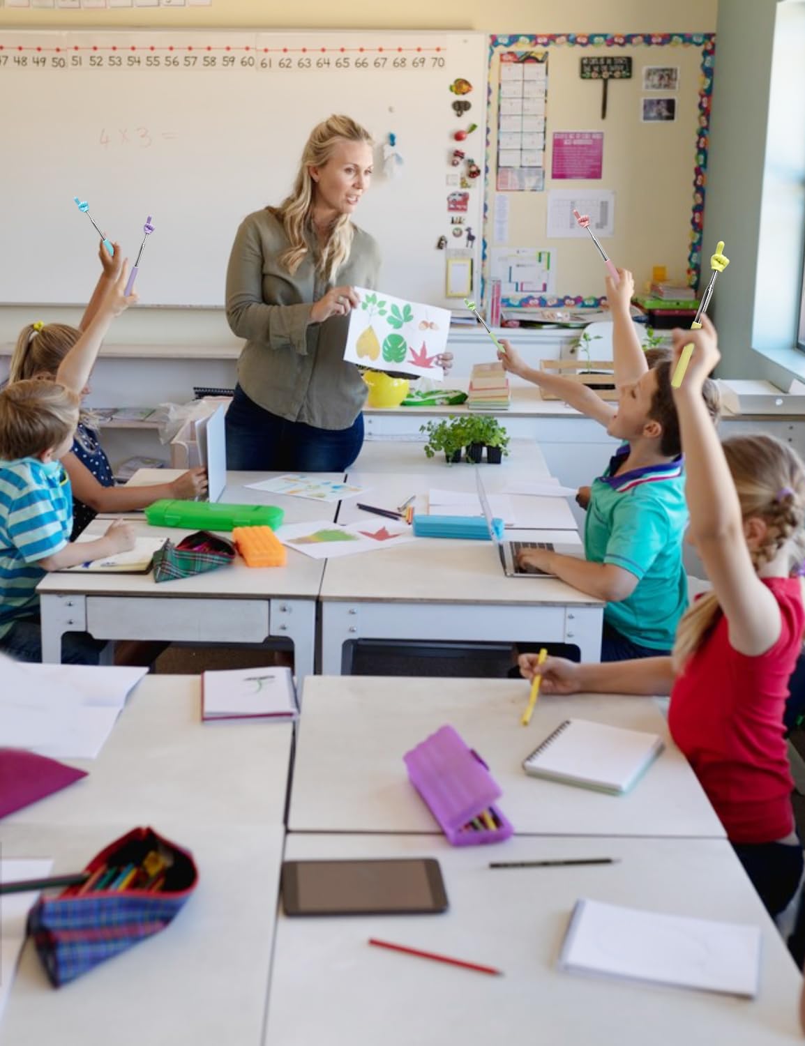 Snapklik.com : 5 PCS Retractable Teacher Pointer Stick For Classroom ...