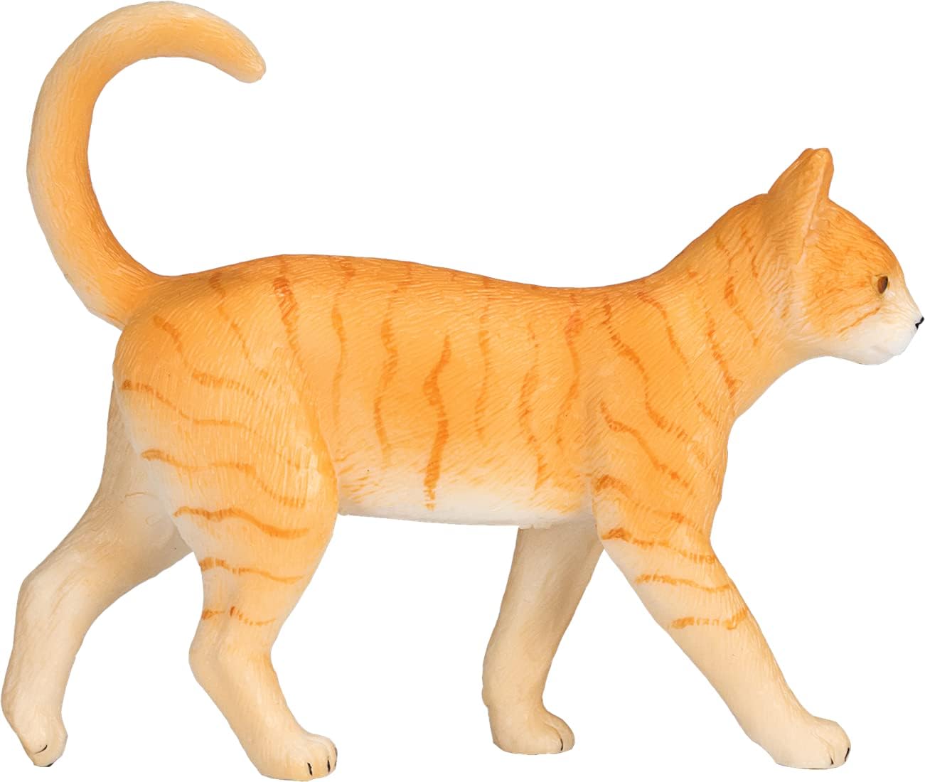 MOJO Premium Hand Painted Farm Animal Figures (Cat – Ginger Tabby ...