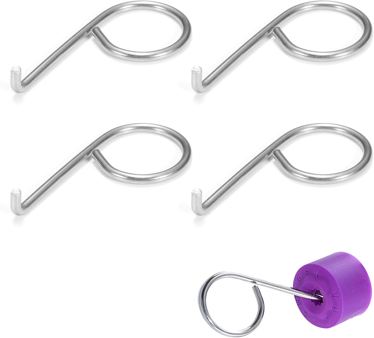 Wheel Nut Caps Puller, Disassembly Tool, Pack of 4 Wheel Caps Puller ...