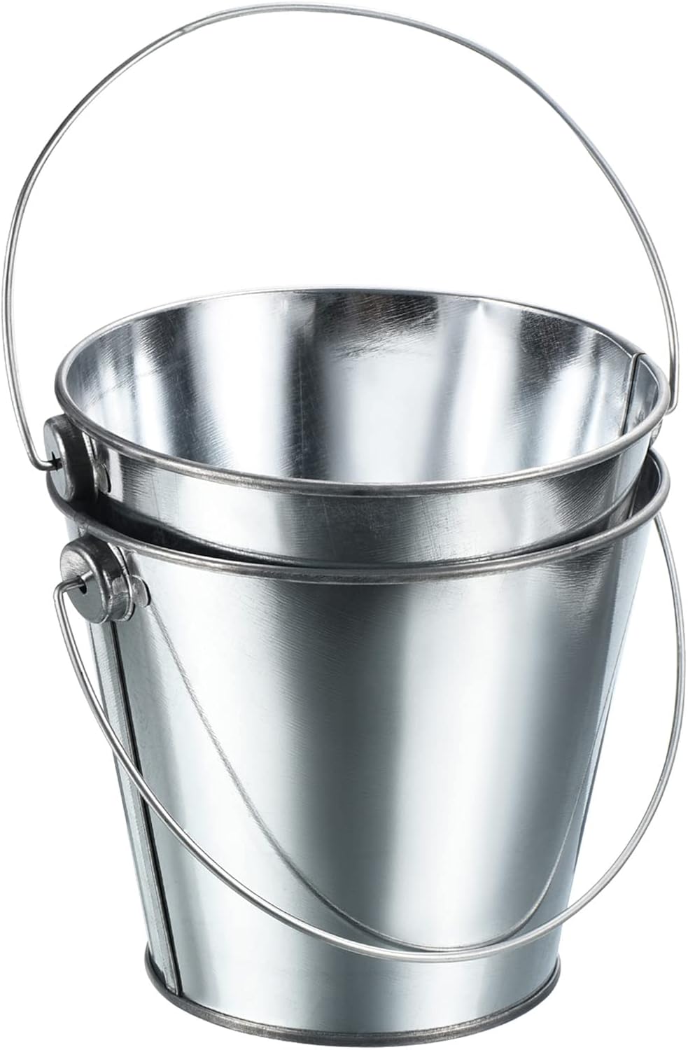 Amazon.com : PATIKIL 4.7 Inch Colored Metal Buckets, 2 Pack Pencil ...