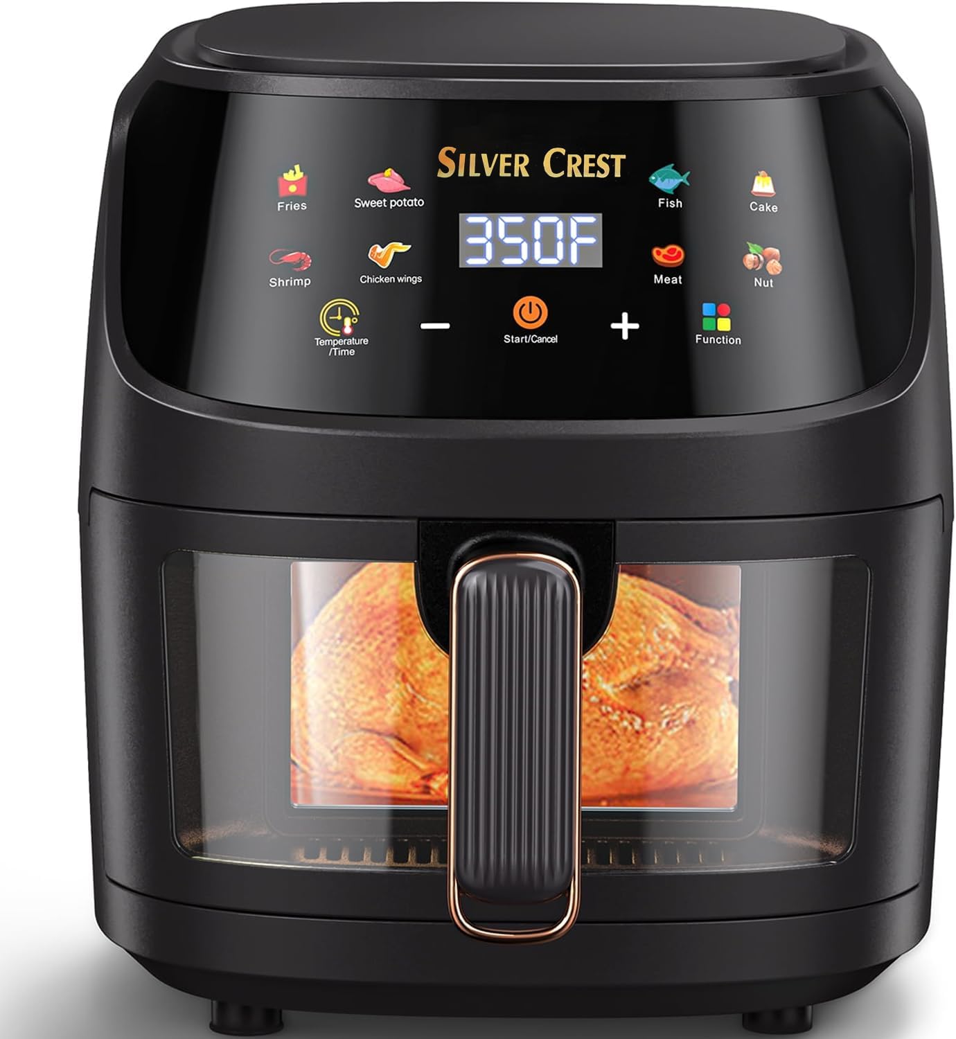 Silver Crest XXL Air Fryer JD689B - Digital Touch Screen, XXL Capacity ...