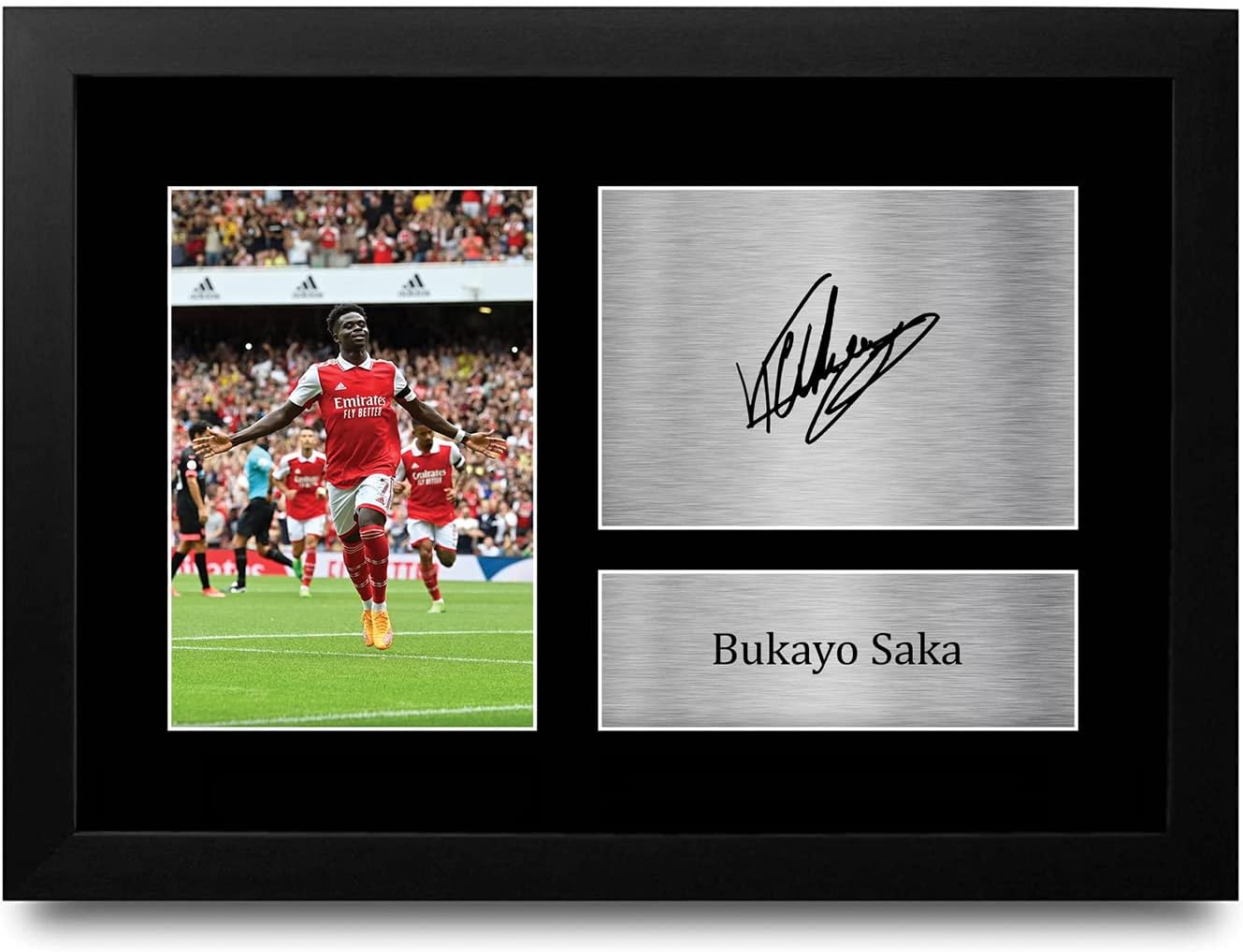 HWC Trading FR A4 Bukayo Saka Gifts Printed Signed Autograph Picture ...