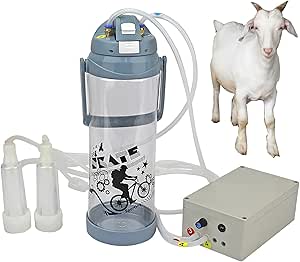 Electric Milking Machine for Goats Pulsation, 3L Portable Automatic ...