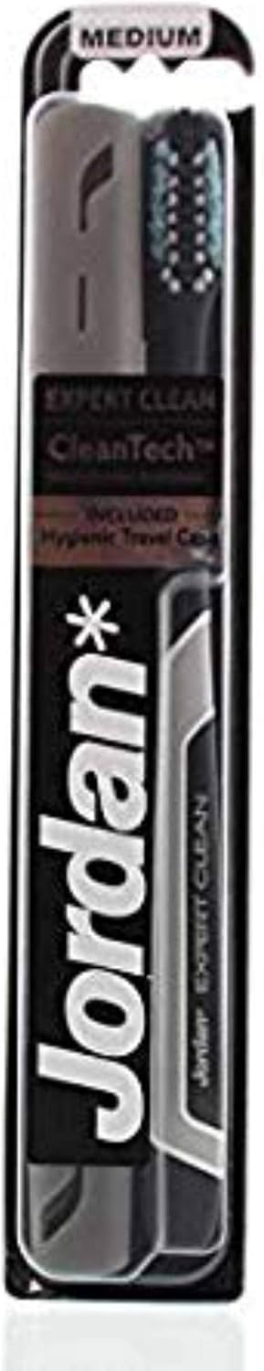 Jordan Expert Clean Medium Toothbrush with Travel Case: Buy Online at ...