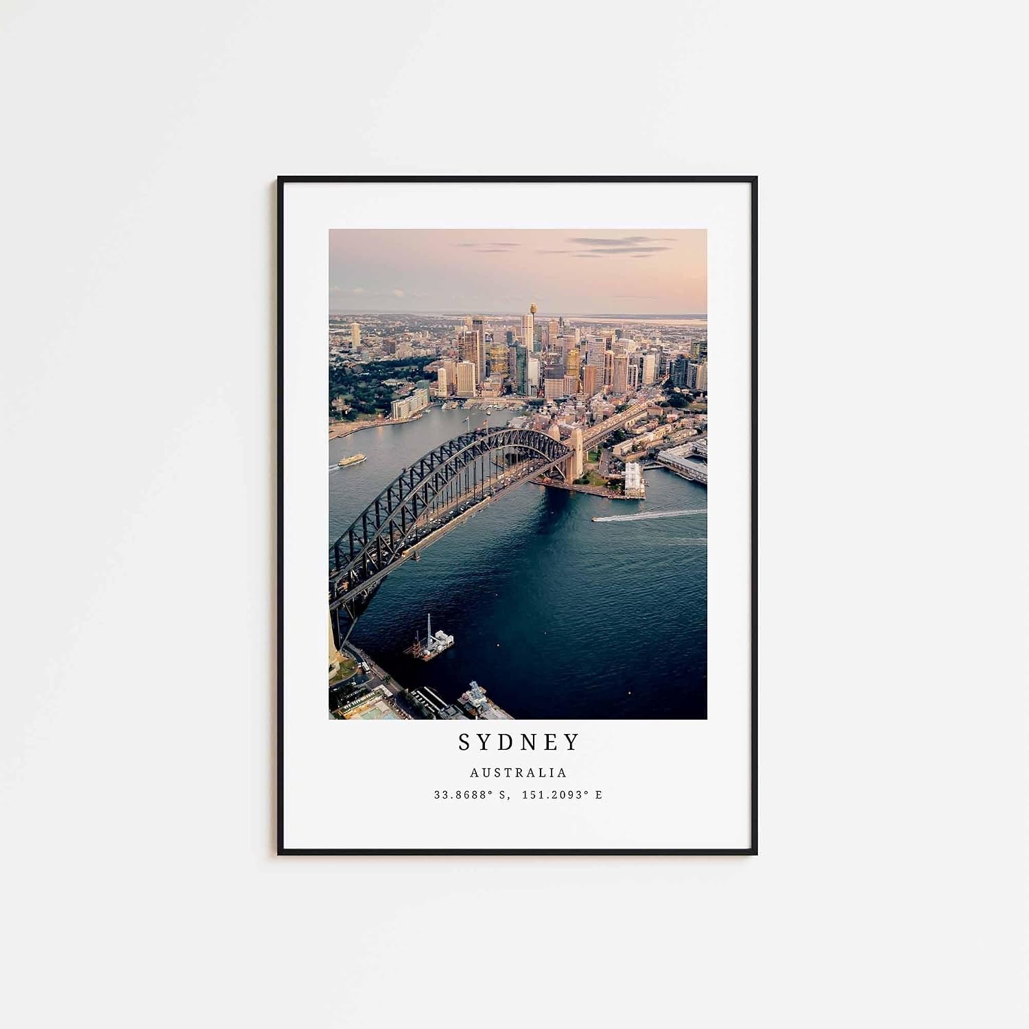 Amazon.com: Sydney print, Sydney Skyline, Sydney harbour, Sydney Travel ...