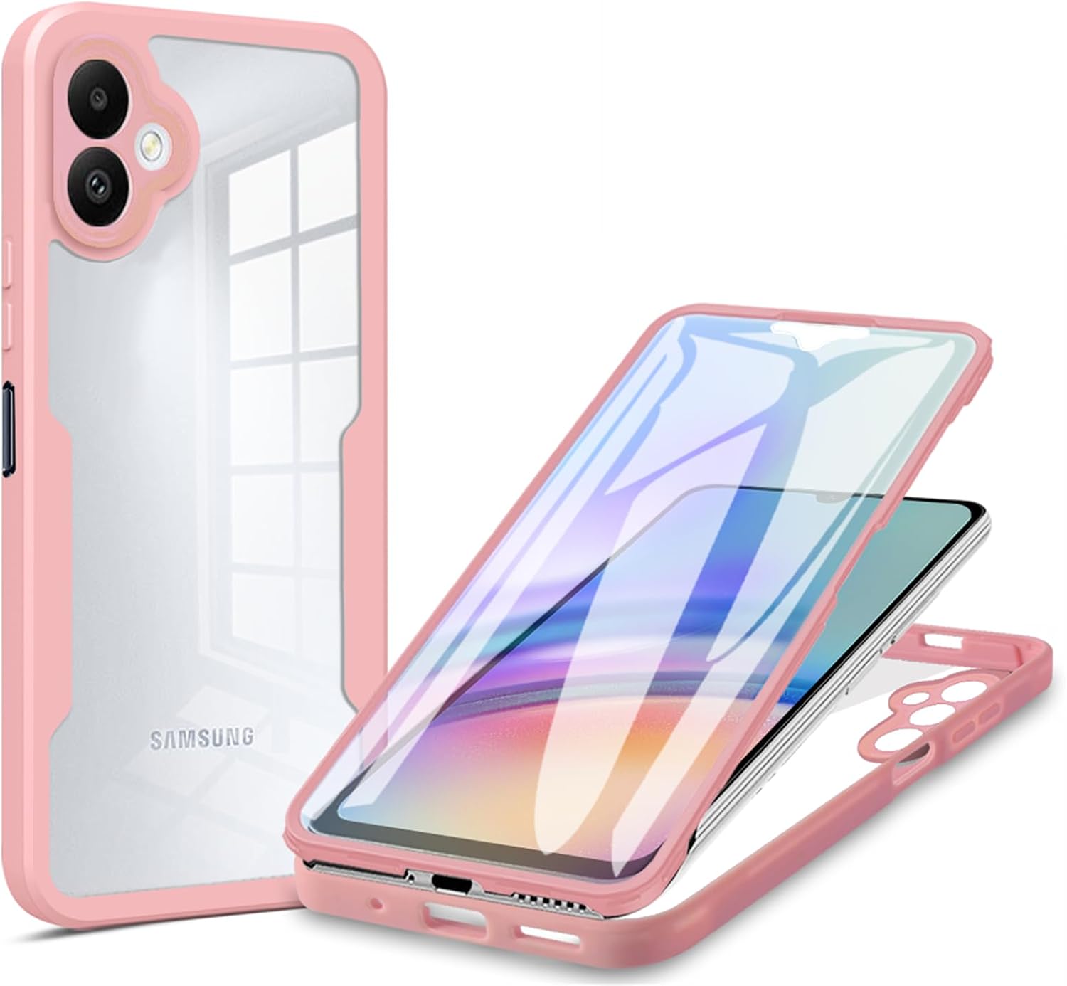 Amazon.com: CCSamll for Samsung Galaxy A07 Clear Case with Screen ...