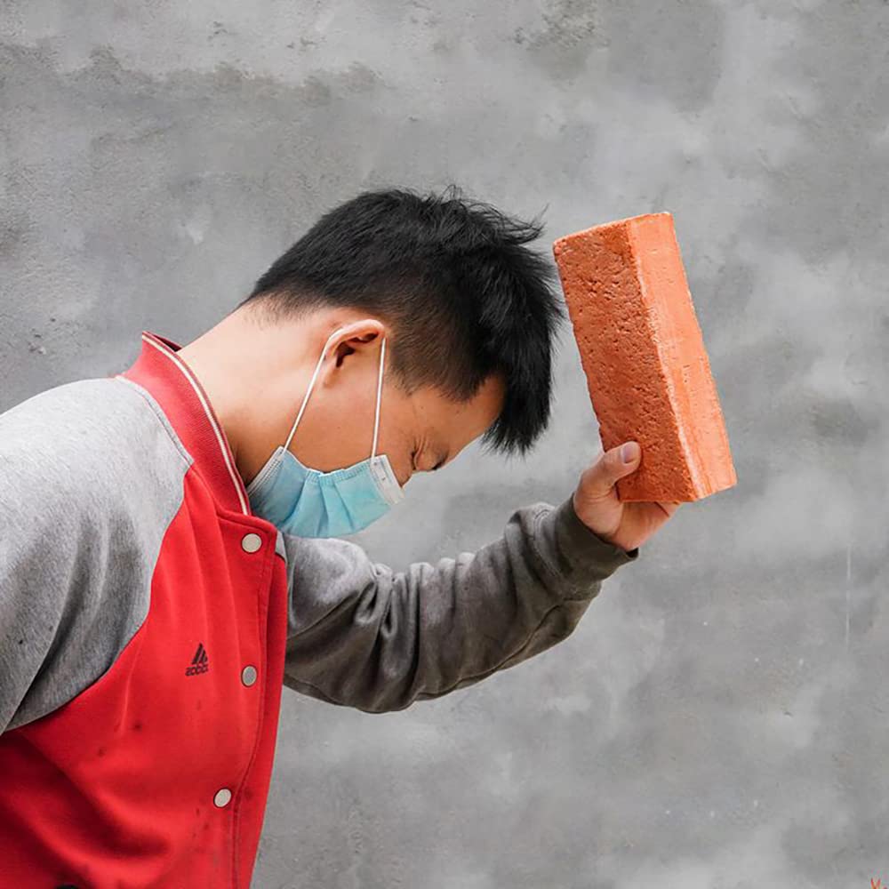 Amazon.com: Props Bricks Simulation Bricks Split Bricks with Bare Hands ...