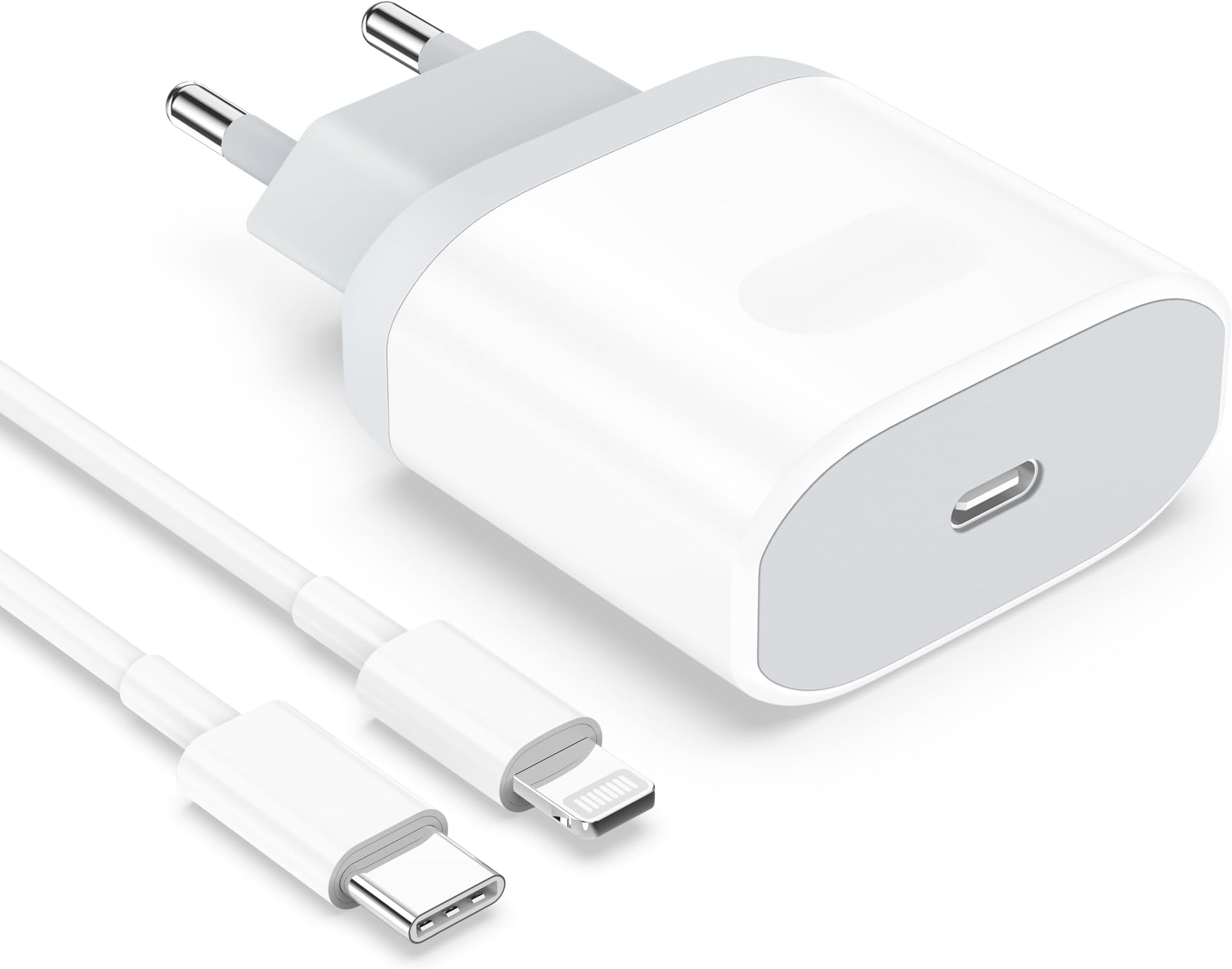 4-Pack Ladekabel und Schnellladegerät für iPhone 11 12 13 14/14 Plus/14 Pro/14 Pro Max, 20W ...