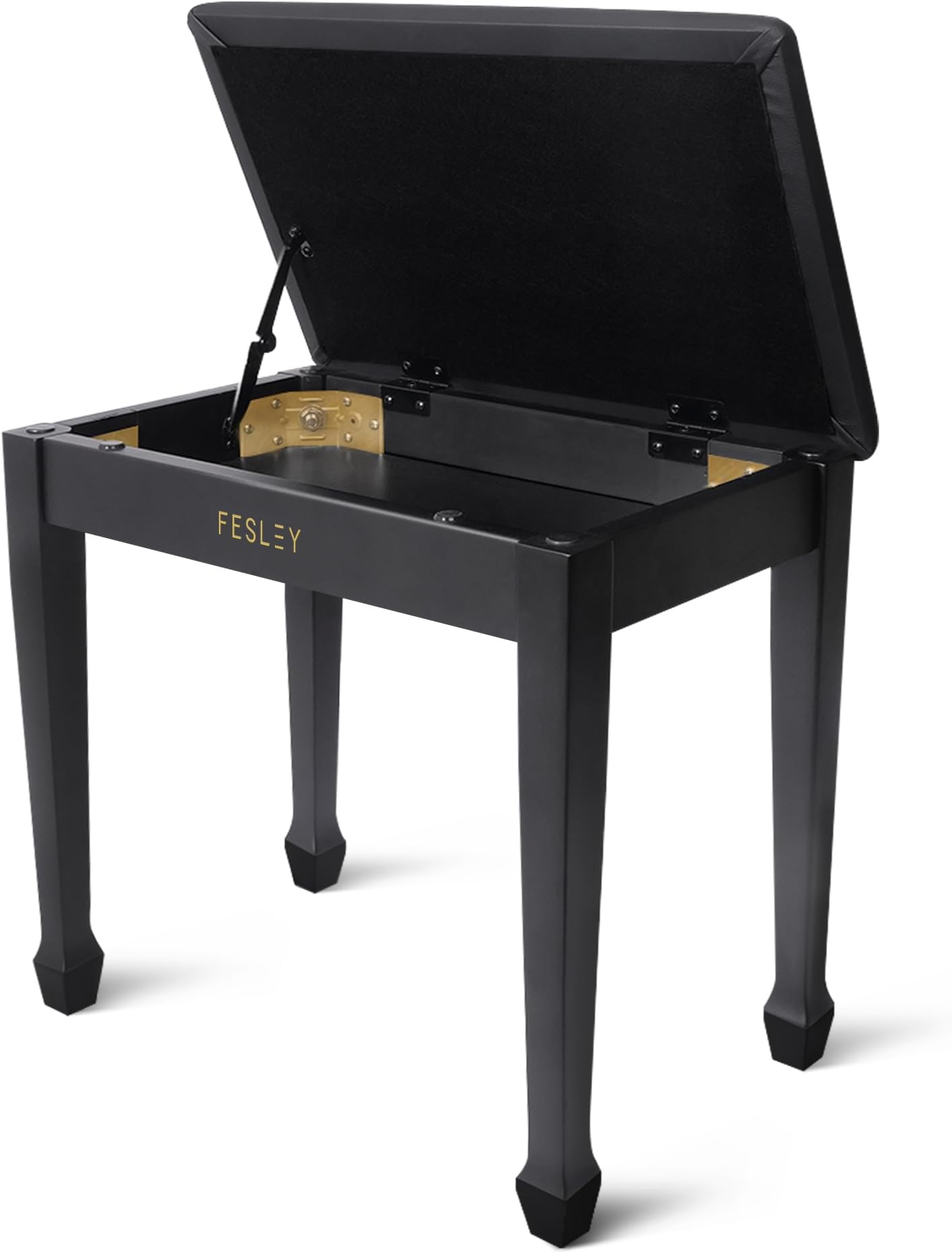Amazon.com: Fesley Piano Bench with Storage, Piano Stool and Padded ...