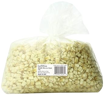 Amazon.com : Los Chileros Organic White Corn Posole 4lb bulk bag ...