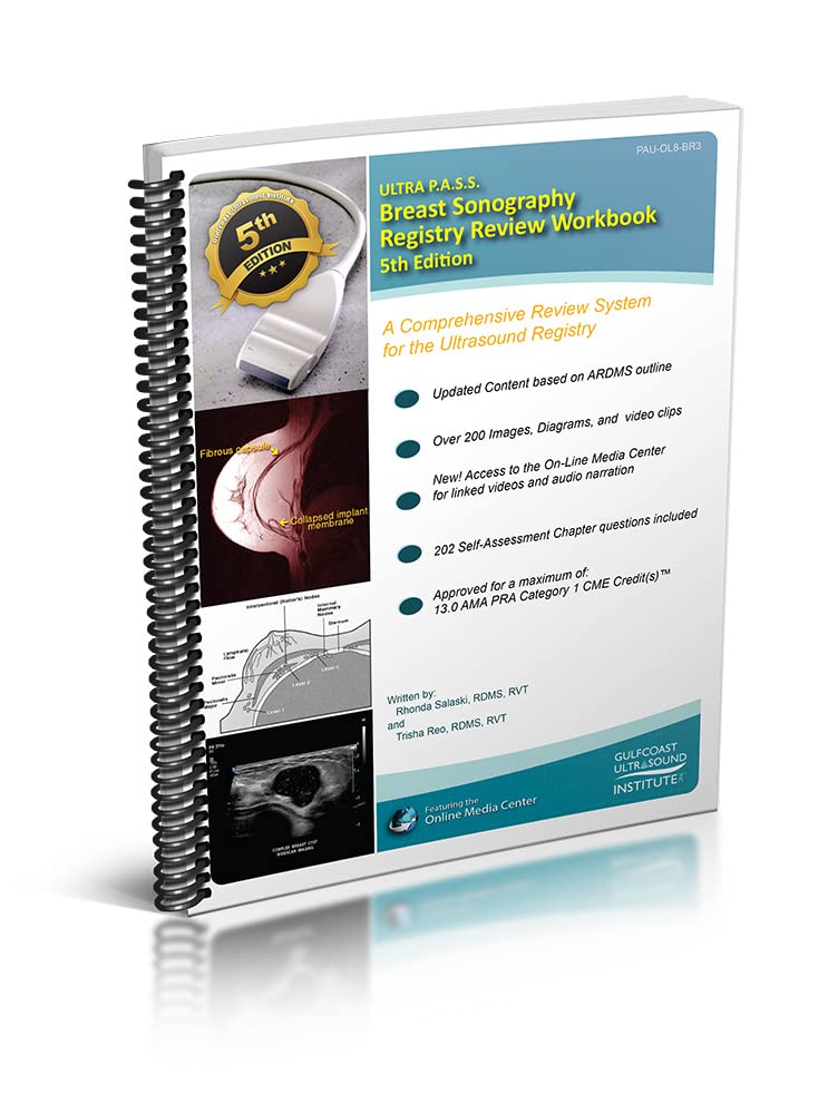 ULTRA P.A.S.S. BREAST SONOGRAPHY REGISTRY REVIEW WORKBOOK - 5TH EDITION ...