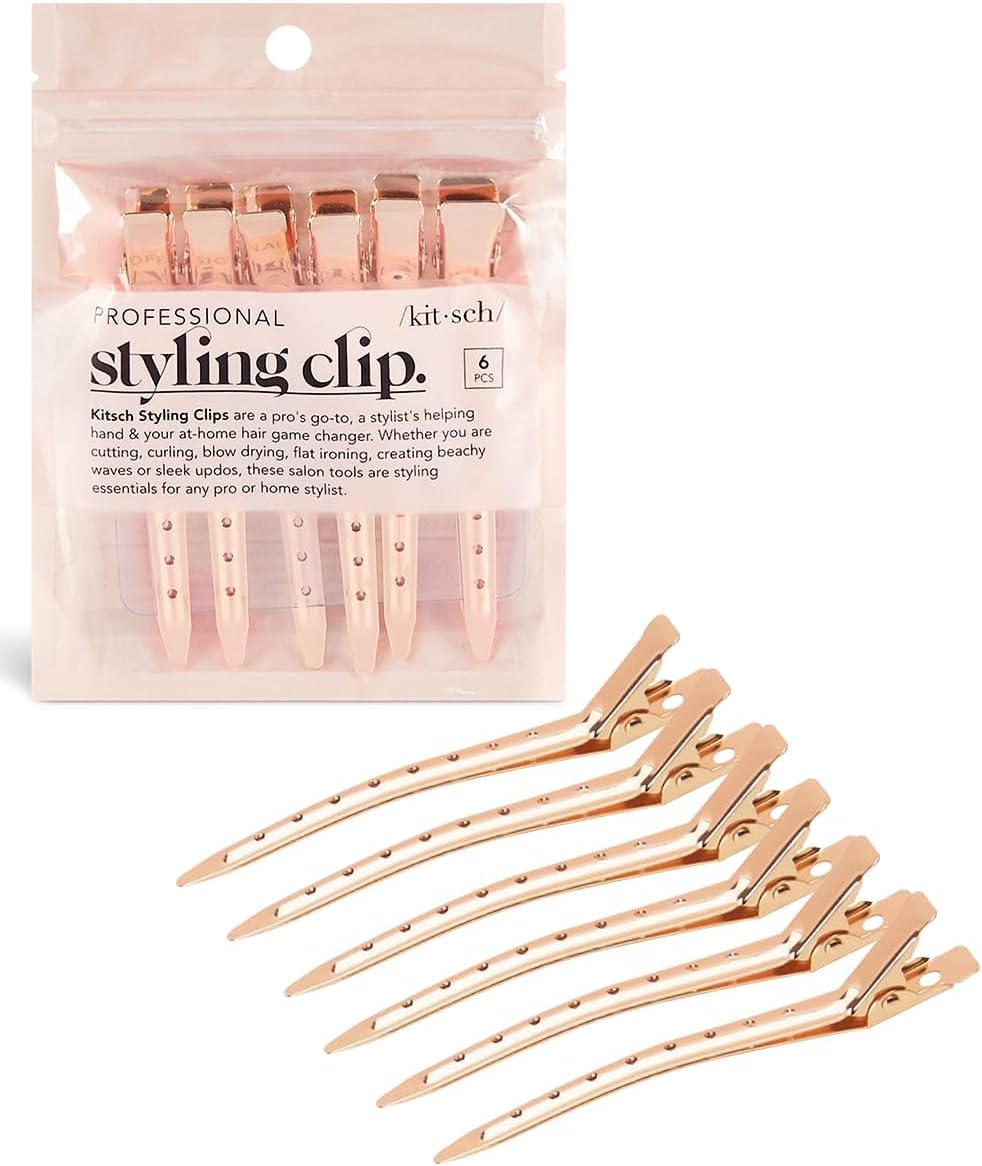 Amazon.com : Aplus 4" Metal Wave Clamps Aluminum Hair Wave Clip (4 ...