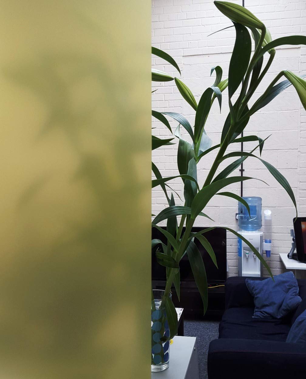 Buy TOTAL HOME® :30cm x 121cm Yellow Window Film Frosted Anti UV Window ...