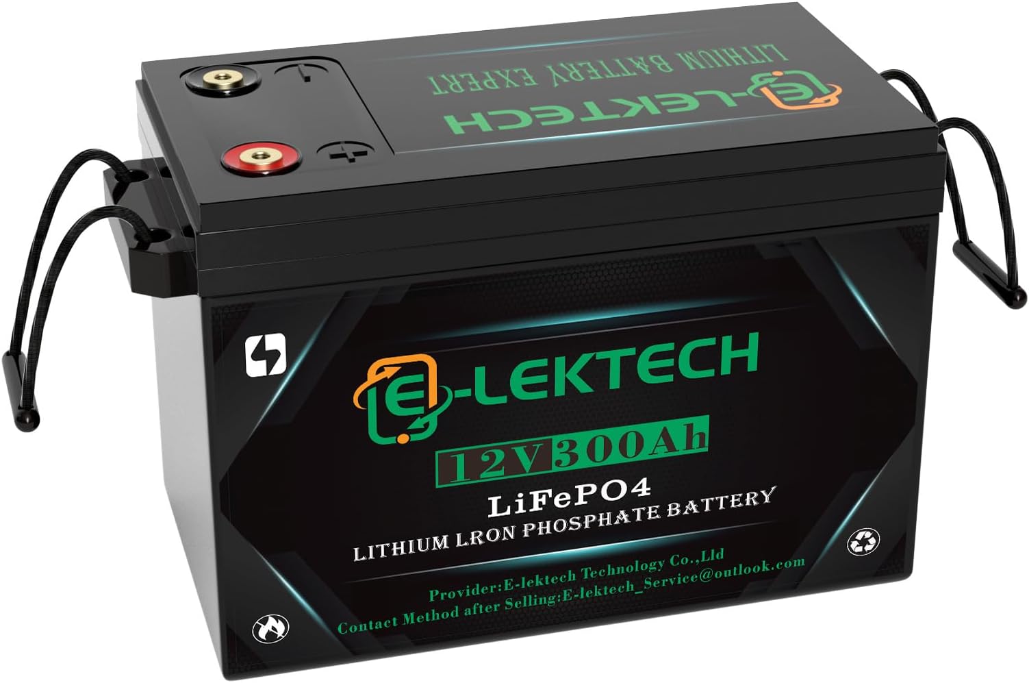 Amazon.com: 24V 300Ah (2Pack 12V 300Ah) LiFePO4 Lithium Battery Small ...
