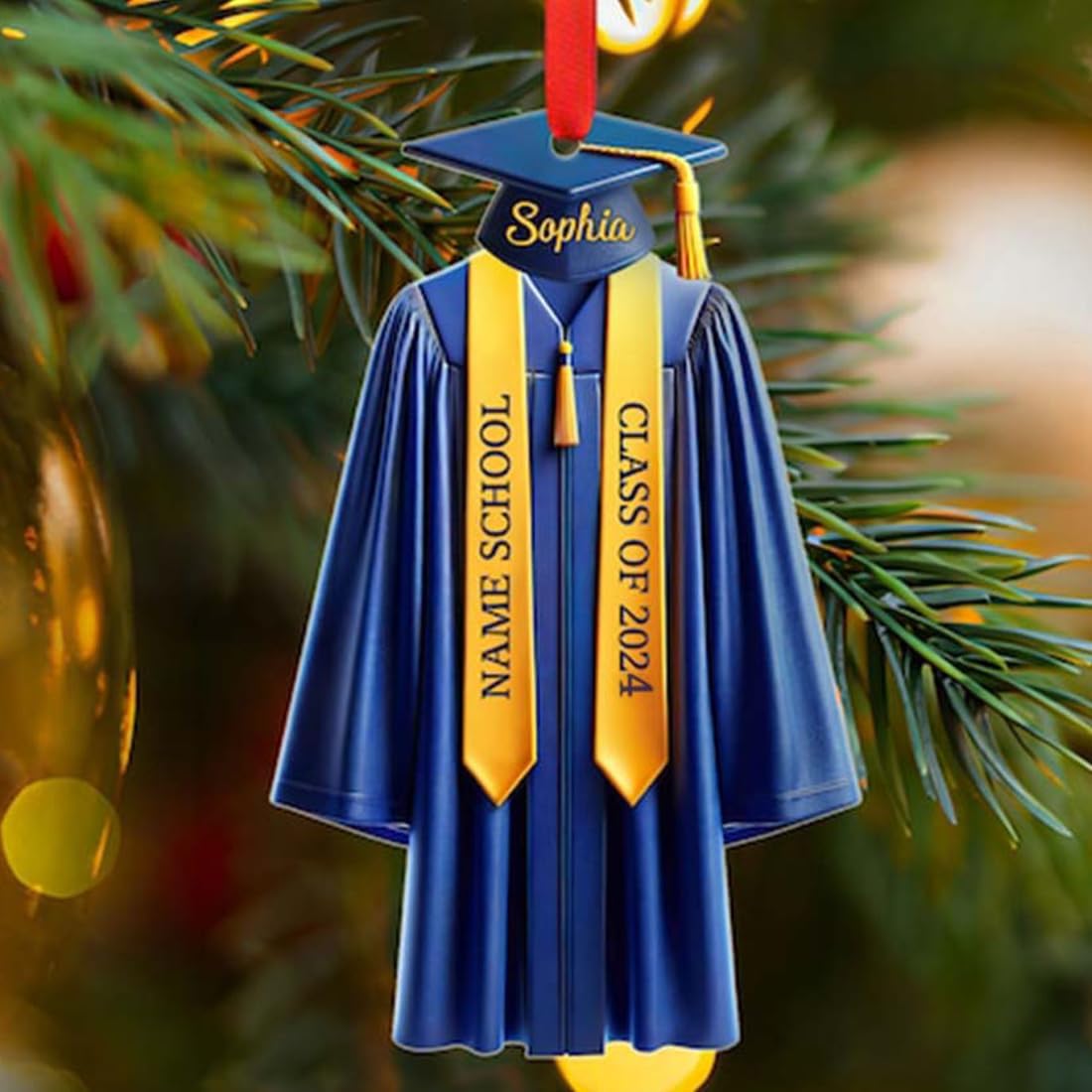 Amazon.com: Graduation Ornaments Class of 2024 - Personalized ...