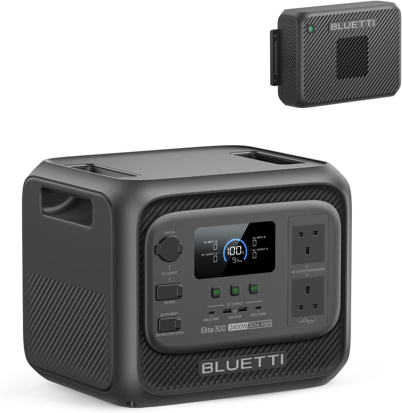 BLUETTI Elite 300 Portable Power Station with Charger 2 (Ship ...