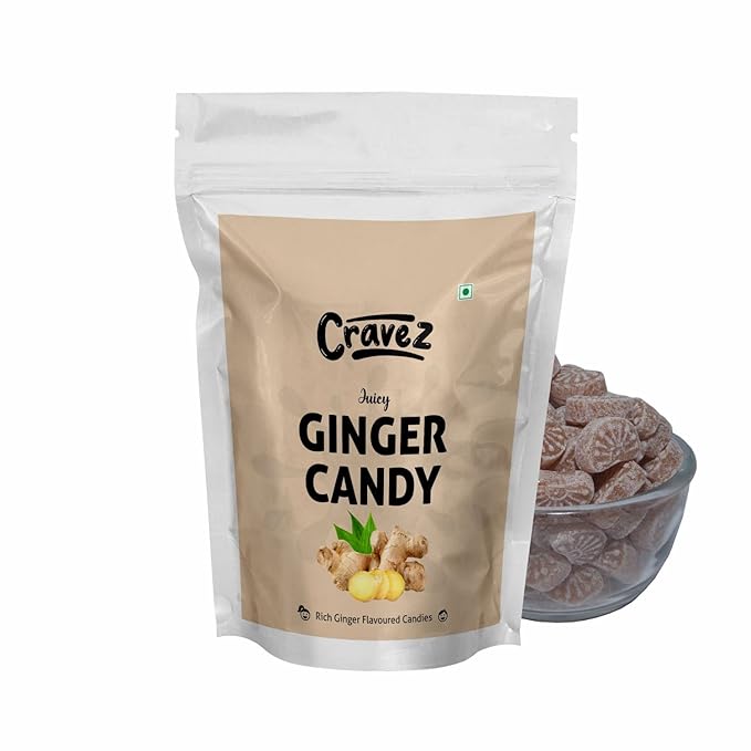 Cravez Ginger Flavour Candy (500 Gm) | Best Premium Dried Adrak Sweets ...