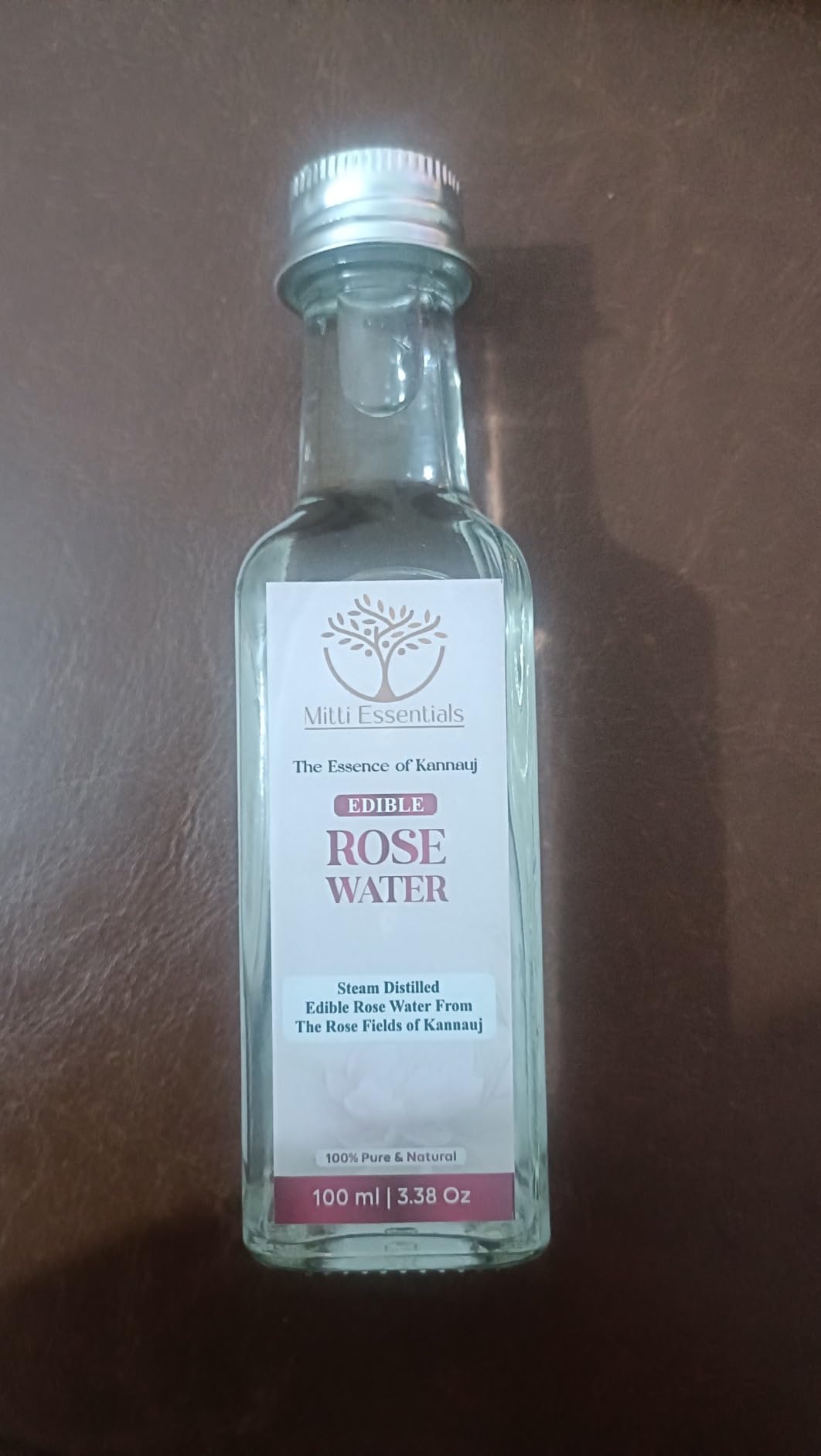 Mitti Essentials Edible Rose Water - 100% Pure & Natural - For Cooking ...