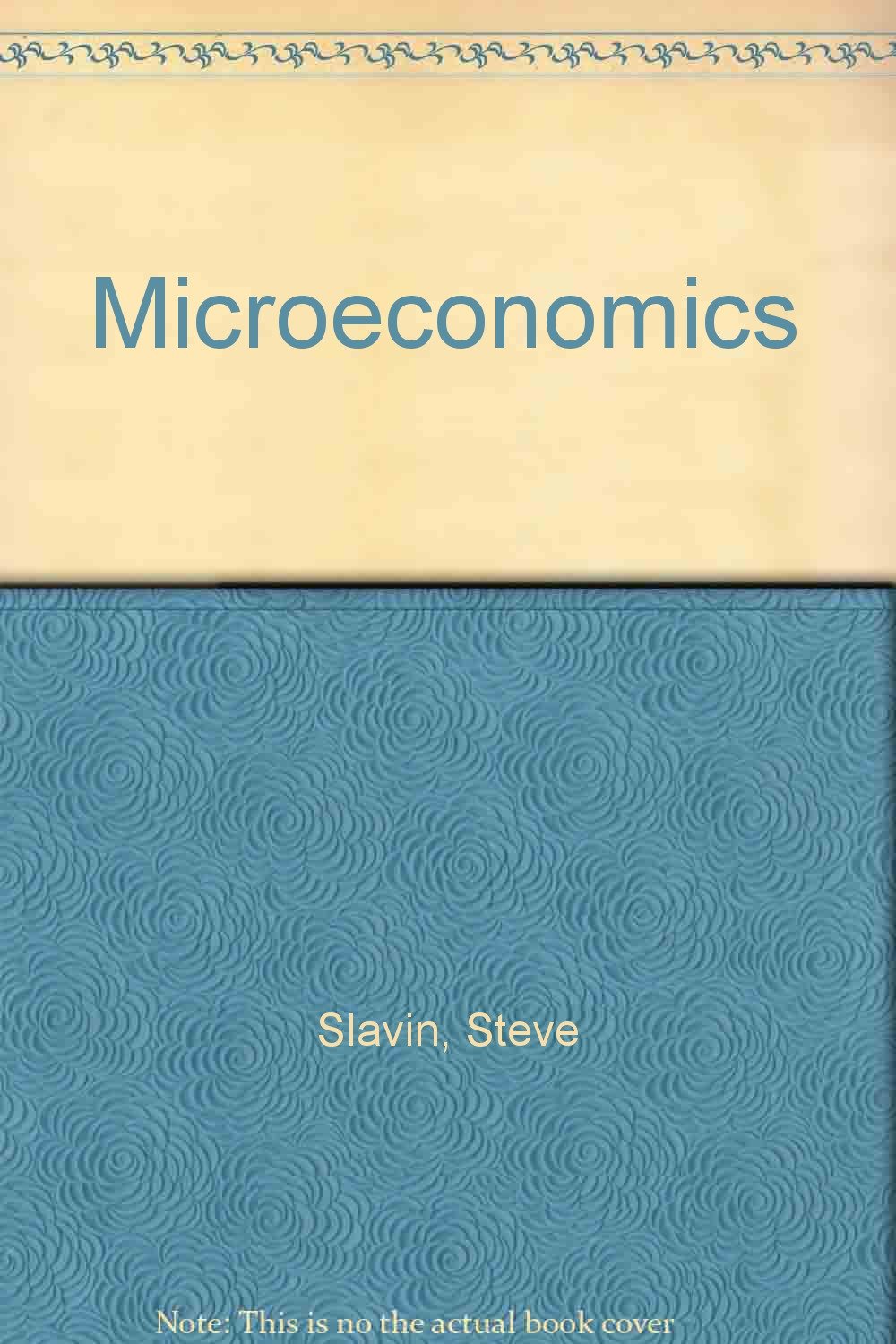 Microeconomics: 9780256263299: Economics Books @ Amazon.com