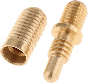 rockible Pool Cue Joint Screw Metal Billiard Extension Rod Screws Pool ...
