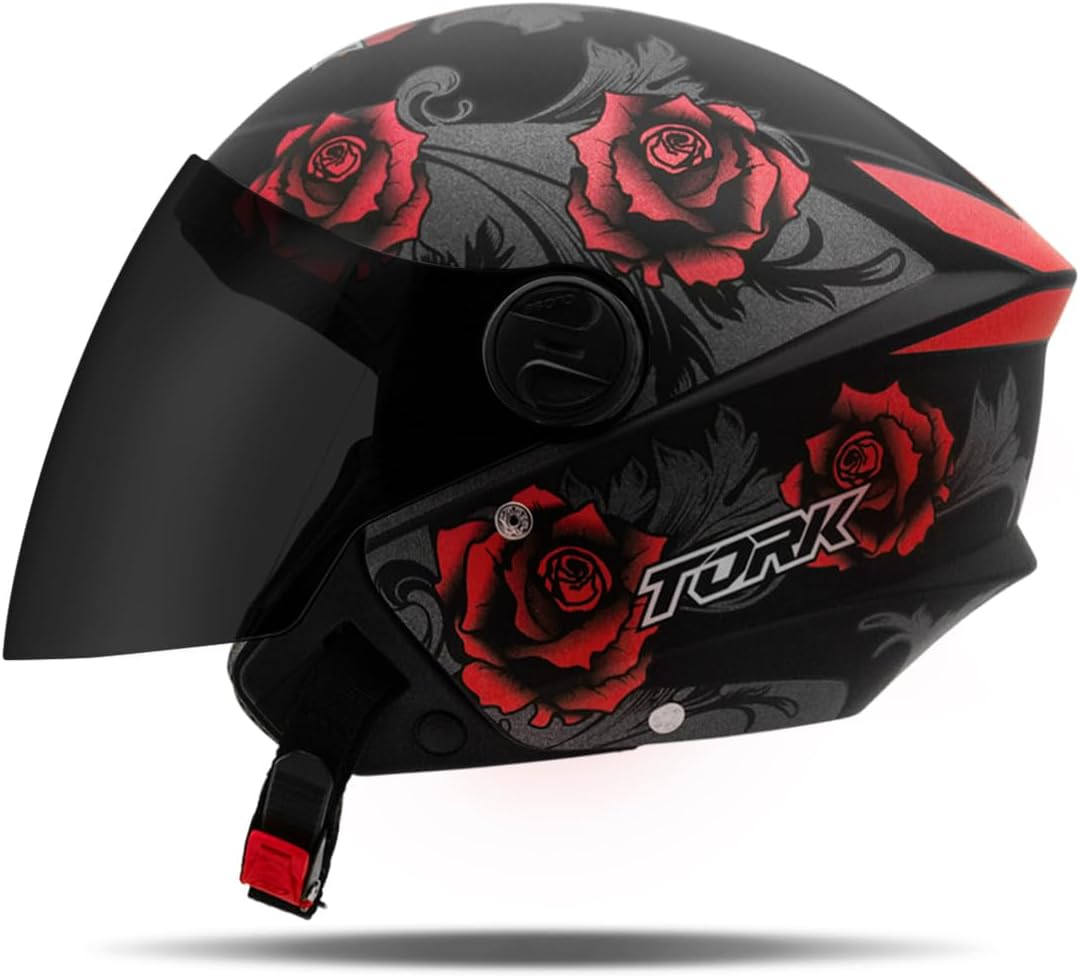 CAPACETE ABERTO PRO TORK NEW ATOMIC SKULL RIDERS HD LARANJA - PRETO ...