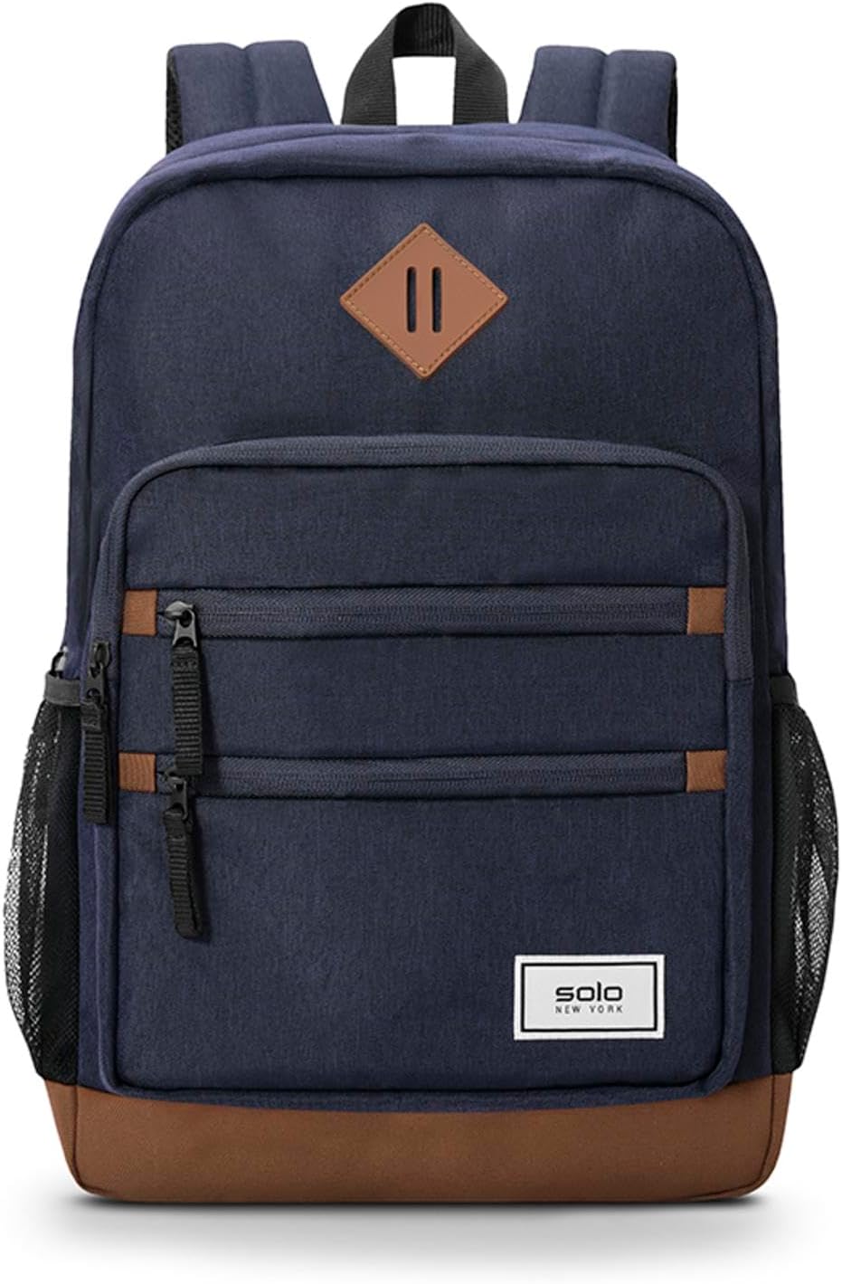 Amazon.com | Solo New York Re:Fresh Machine Washable Backpack, Blue ...