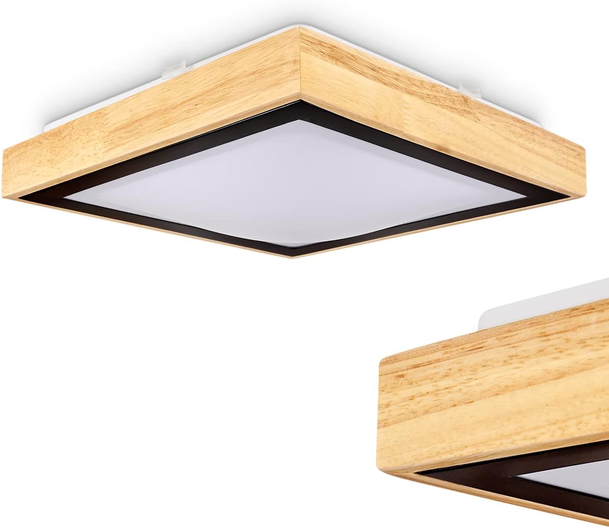 HOFSTEIN LED Deckenleuchte Finsrud, moderne Deckenlampe aus Metall ...