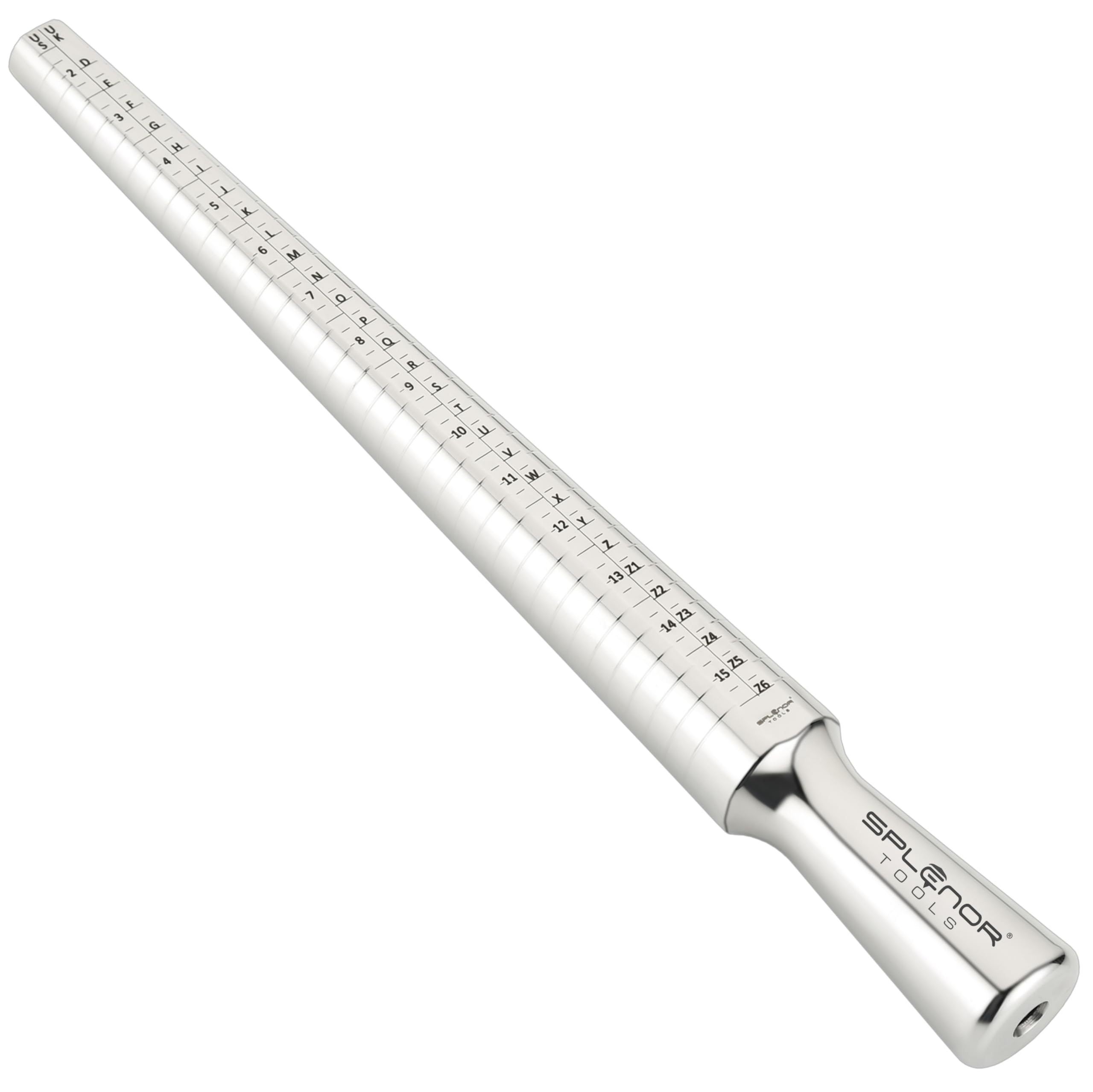 Amazon.com: Splenor Tools Solid Stainless Steel 4 Size Ring Mandrel ...