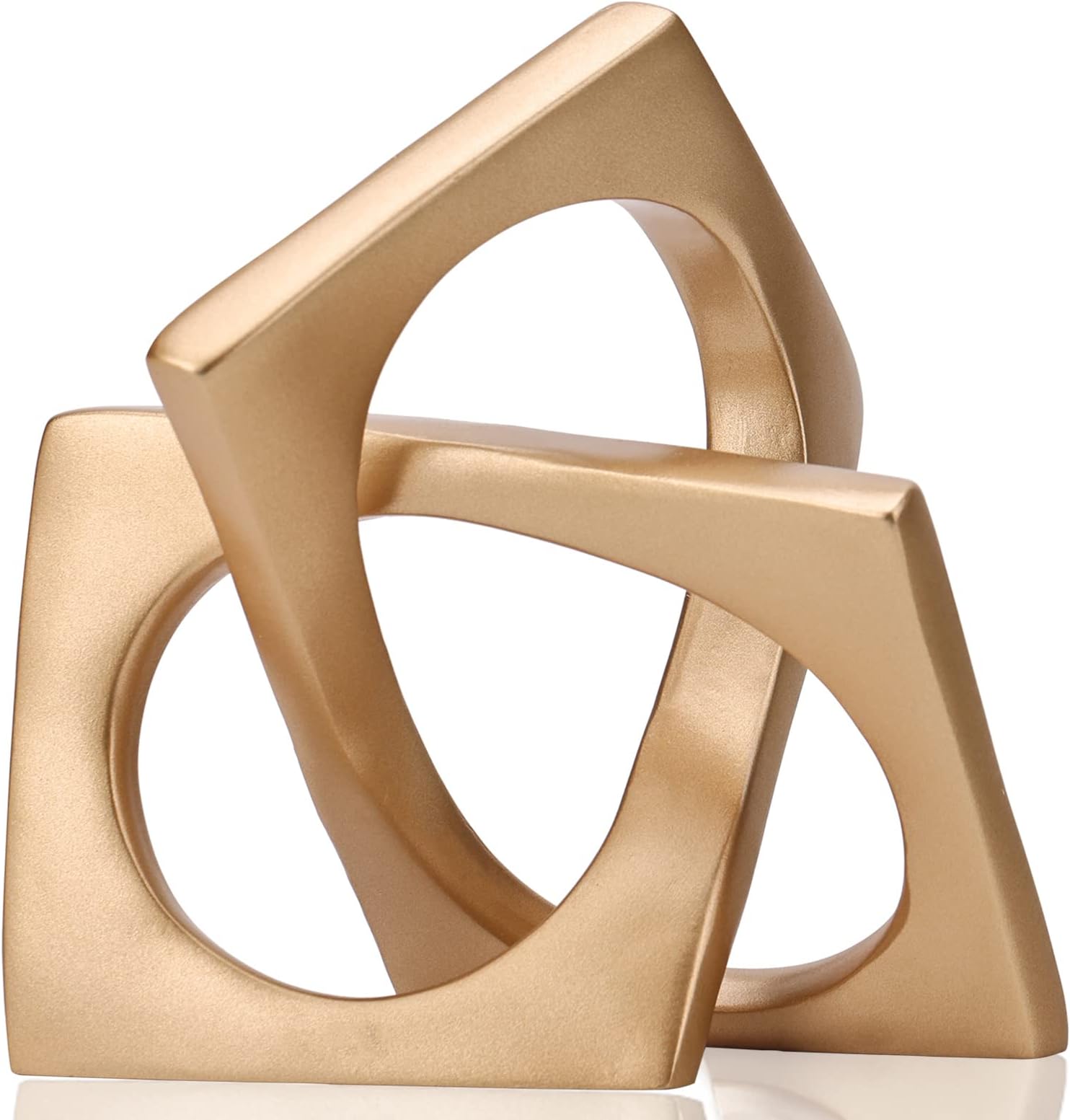 Amazon.com: Wenqik 3 Pcs Gold Knot Decor, Link Decor, Coffee Table ...