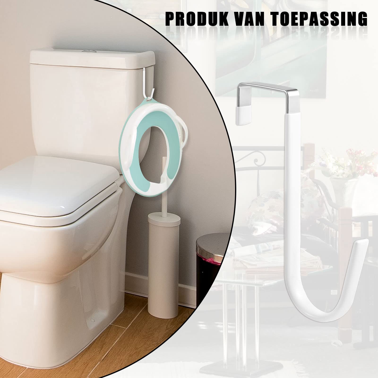 Snapklik.com : TOYMIS 1pc Potty Seat Hook, Z Shaped Door Hangers No ...