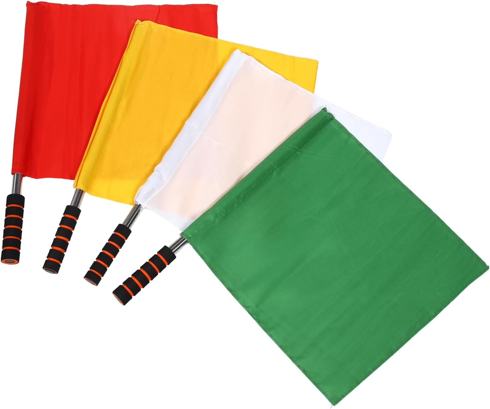 Amazon.com : zmgmsmh 4 pcs Referee Flags Stainless Steel Rod Sponge ...
