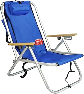 Amazon.com : RIO Brands Deluxe Aluminum Backpack Chair with Large ...