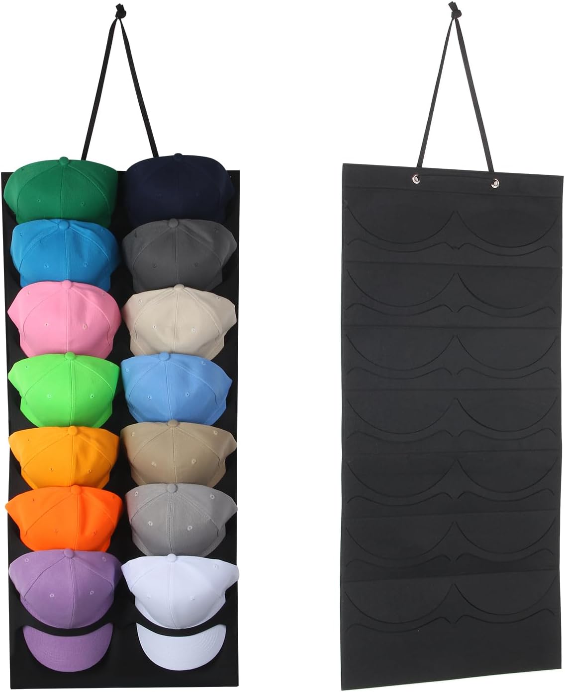 Amazon.com: Mosghuiy Hat Rack for Baseball Caps: Hat Organizer Storage ...