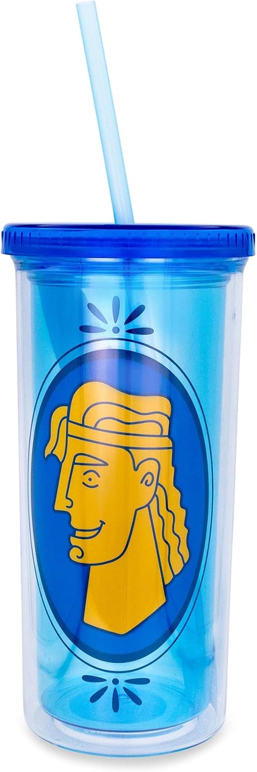 Amazon.com: Disney Hercules - Vaso de viaje de plástico de doble pared ...