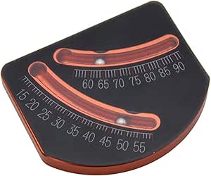 Amazon.com: Slopes Meter Protractor Tilt Levels Meter Gauge 15-55° 60 ...