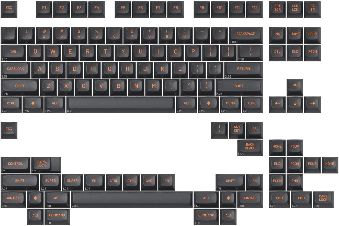 Amazon.com: DROP MT3 Skiidata Keycap Set, ABS Hi-Profile, Doubleshot ...