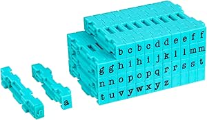 Amazon.com: 6 Pack: Clickable Lowercase Stamp Set by Recollections ...