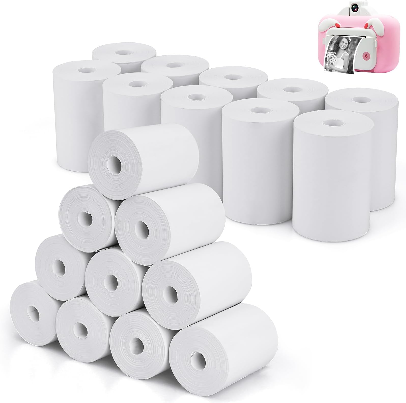 Amazon.com: 720Pcs Thermal Paper for Kids Camera Instant Print, 57x25mm ...
